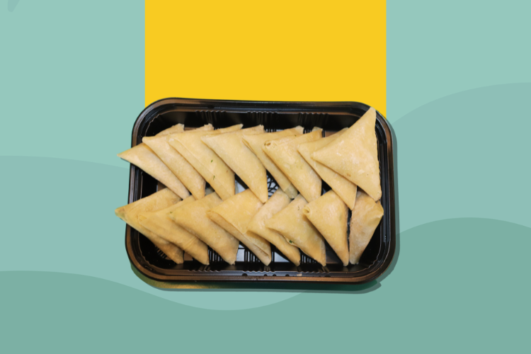 Alkuba Alshamiya - Frozen yellow Cheese Samosa