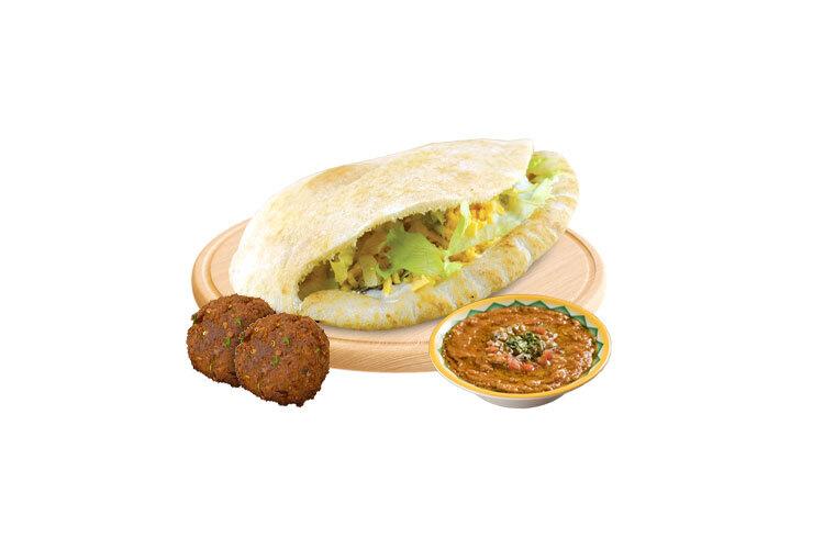 alsultan - falafel with mixed beans