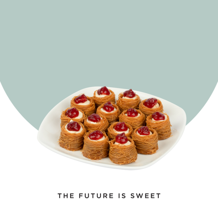 Saadeddin Pastry - Aish al-Bulbul red berries 1/2 kg