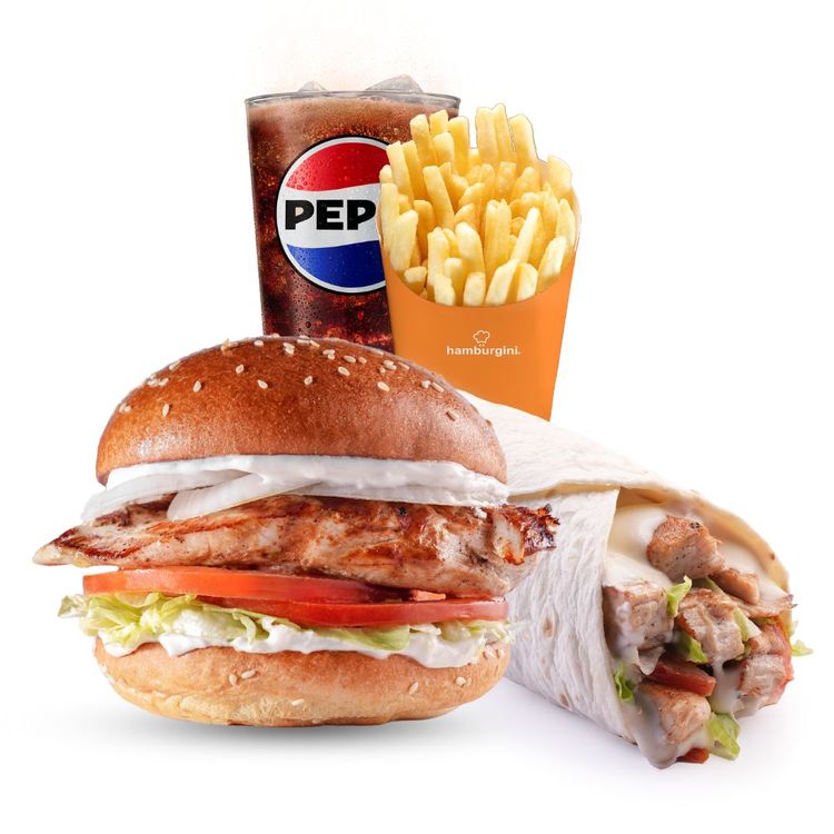 hamburgini - Grilled Chicken Combo