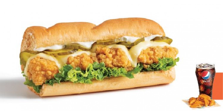 Subway Ksa - Crumbed Chicken Sub Roll combo