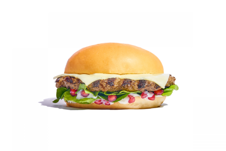 sultan delight burger - Super Pomegranate Beef Burger